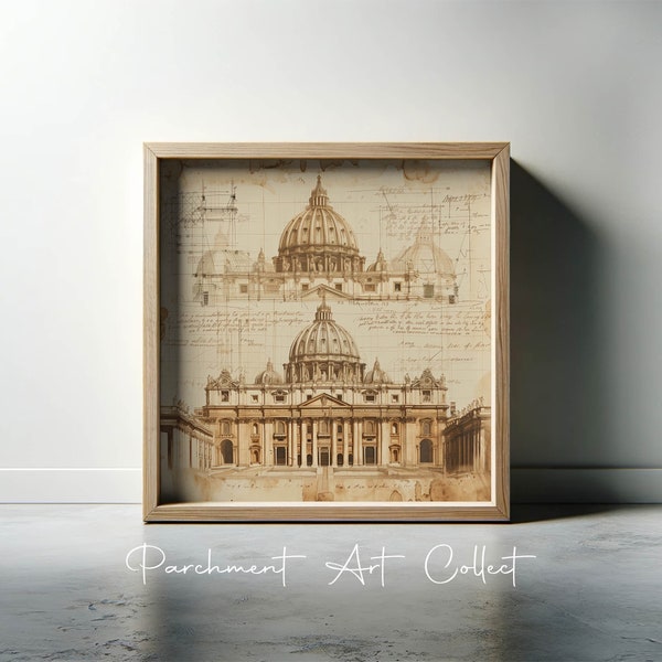 Vintage Style Print - Etsy