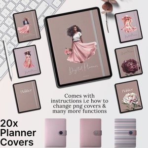 Digital Planner 2024 2025 Mid Year Digital Planner Landscape, Dated ...