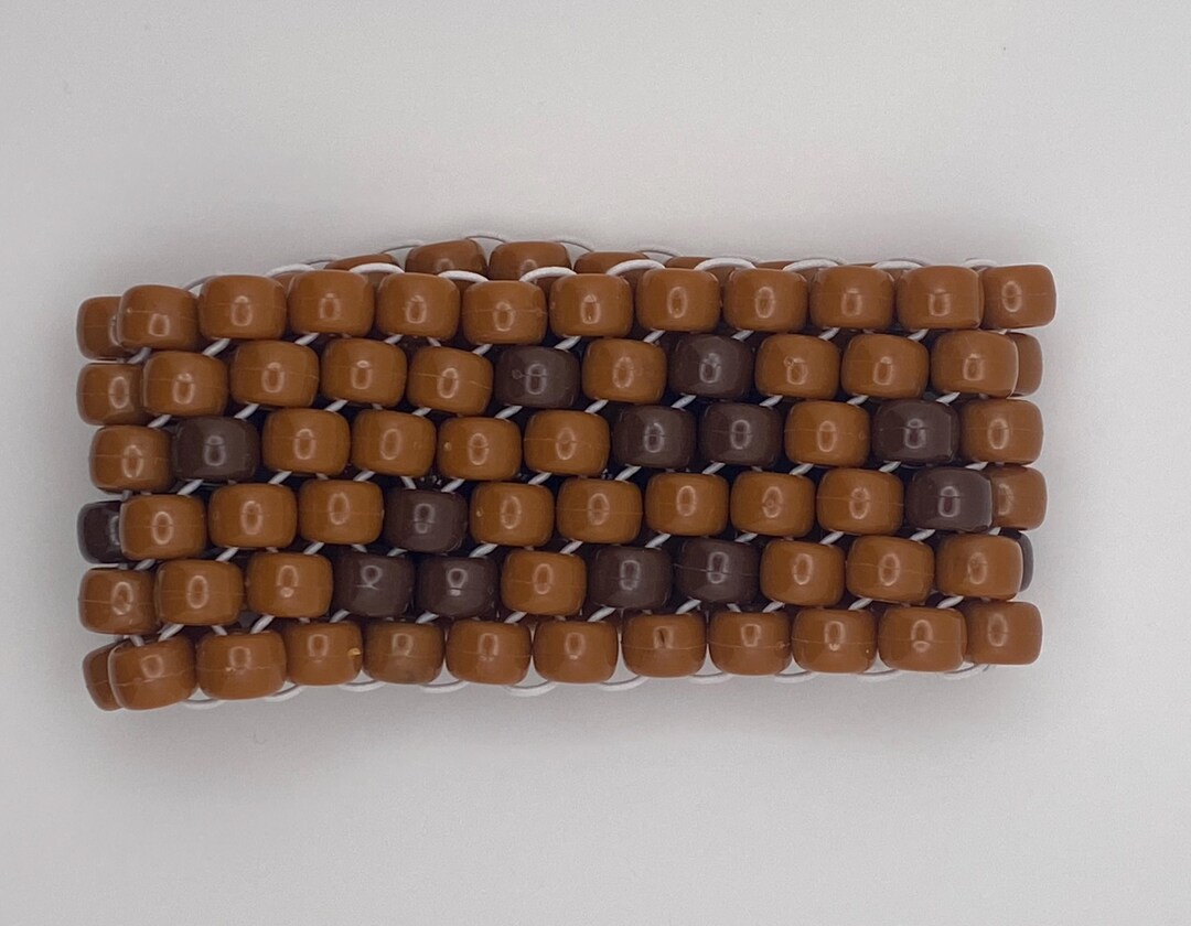 Chocolate Chip Cookie Kandi Cuff - Etsy