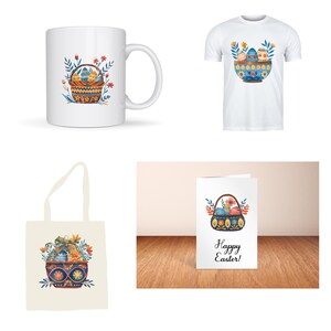 Colorful Easter Baskets Clip Art Set | Fun Digital Images | Scrapbooks ...