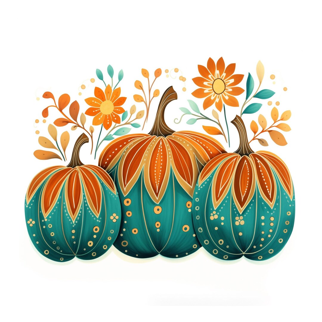 Colorful Groups of Pumpkin Clip Art Set | Digital Images | Scrapbooks ...