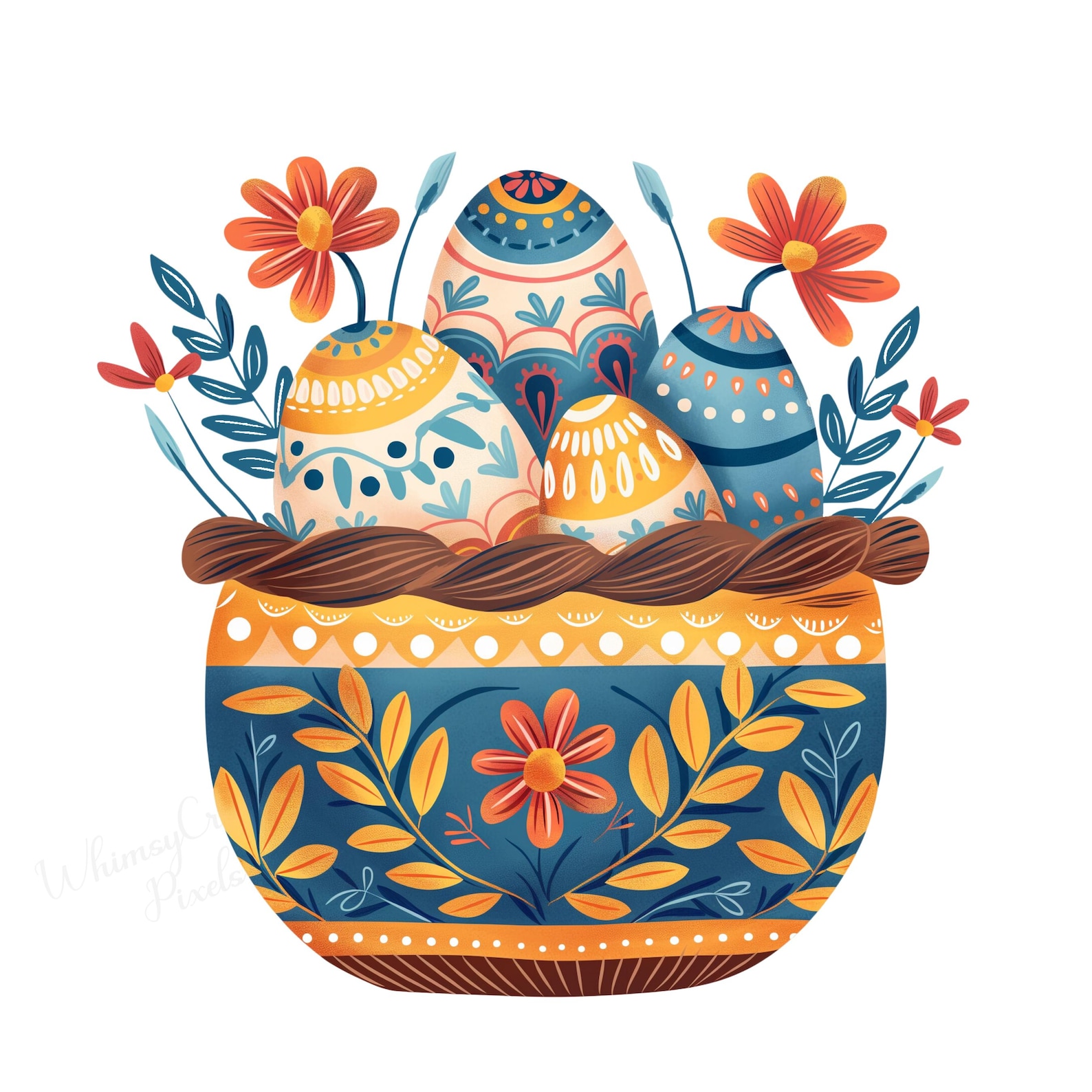 Colorful Easter Baskets Clip Art Set | Fun Digital Images | Scrapbooks ...