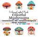 Colorful Mushroom Clip Art Set | Fun Digital Images | for Scrapbooks ...