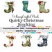 Quirky Christmas Stocking Clip Art Set | Fun Digital Images ...