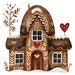 Gingerbread House Clip Art Set | Festive Digital Images | for ...