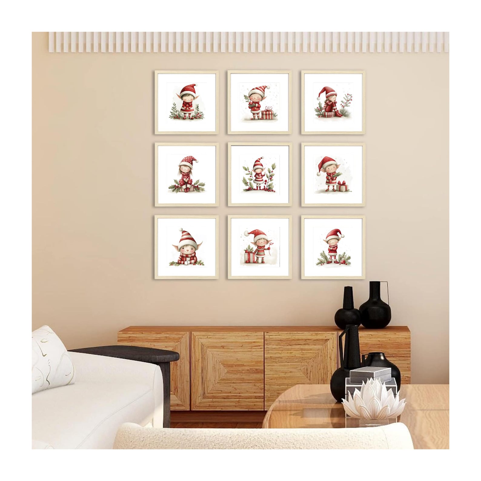 Cute Christmas Elves Digital Pages | Holiday Printable Digital ...
