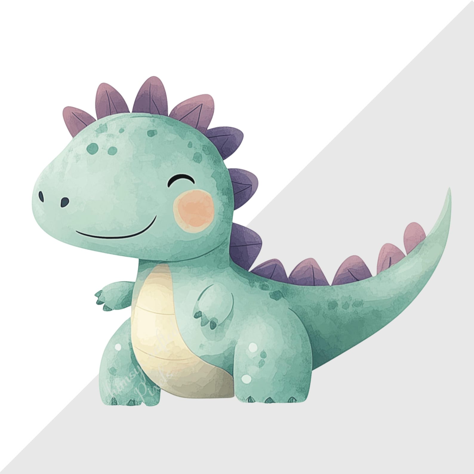 Pastel Baby Dinosaurs Clip Art Set | Dinosaur Digital Images for ...