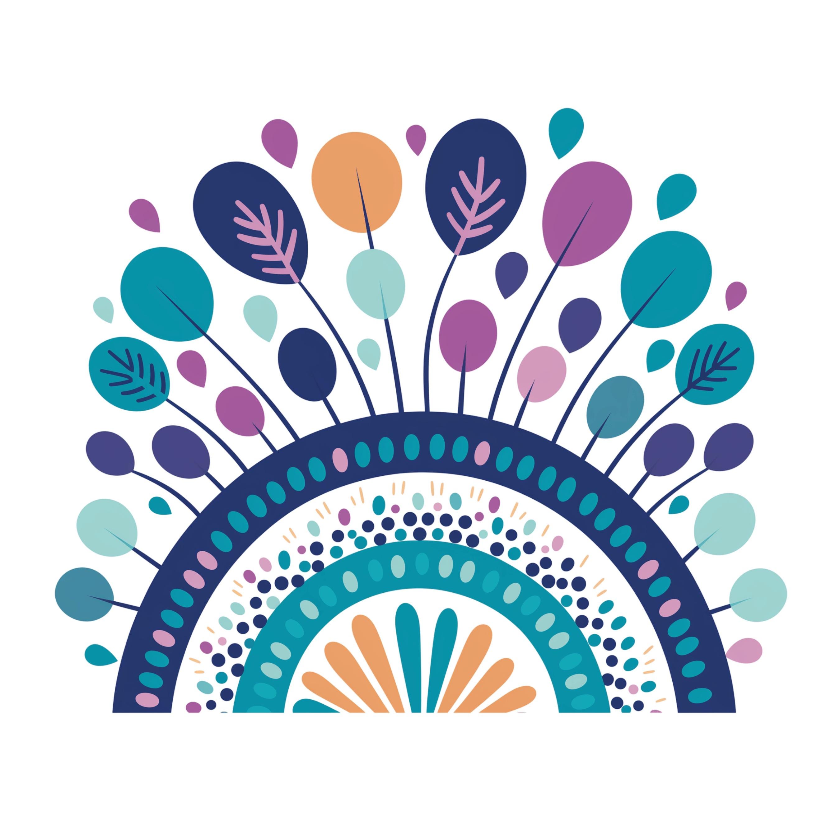Colorful Boho Rainbows Clip Art Set | Digital Scandi Images for ...