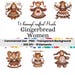 Gingerbread Women Clip Art Set | Holiday Digital Images | for ...