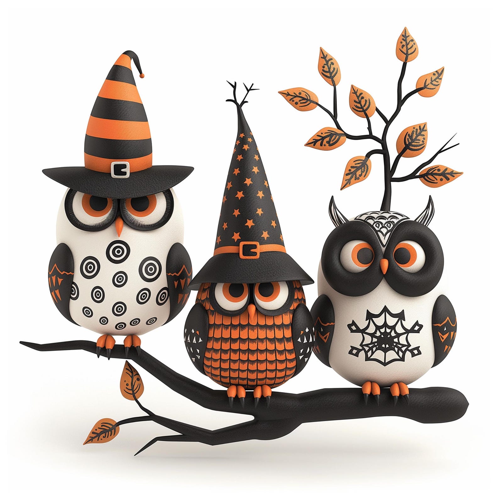 Cute Halloween Owls Digital Pages | Halloween Printable Digital ...