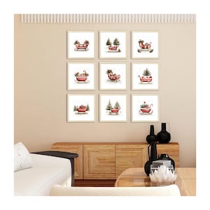 Charming Christmas Sleighs Digital Pages | Holiday Printable Digital ...