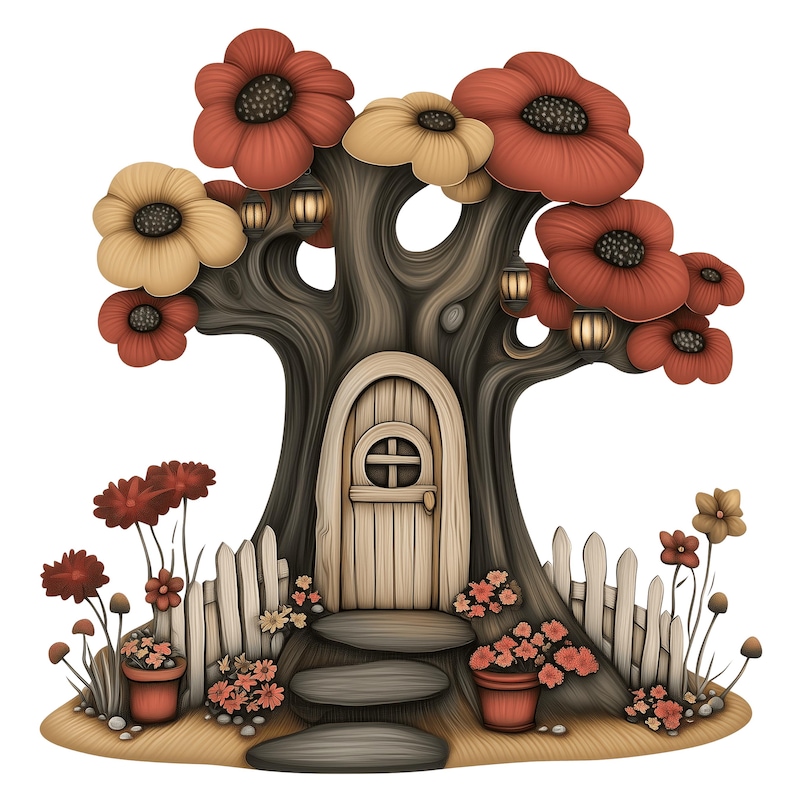Tree Stump House - Etsy