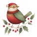 Charming Christmas Birds Clip Art Set | Winter Digital Images ...