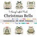 Christmas Bells Digital Pages | Fun Printable Digital Backgrounds | for ...