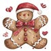 Gingerbread Men Clip Art Set | Holiday Digital Images | for Scrapbooks ...