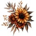 Autumn Sunflowers V1 Clip Art Set | Digital Fall Images for Scrapbooks ...