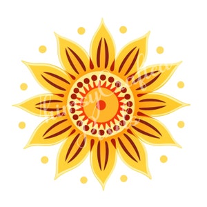 Colorful Suns Clip Art Set | Fun Digital Images | for Scrapbooks, Card ...