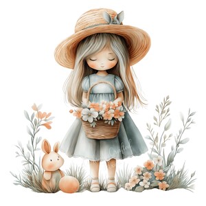 Cute Pastel Easter V2 Clip Art Set | Easter Digital Images | Scrapbooks ...