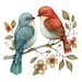 Charming Love Bird Clip Art Set | Cute Digital Images | for Scrapbooks ...