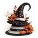 Halloween Witch Hats Digital Pages | Halloween Printable Digital ...
