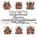 Gingerbread House Clip Art Set | Festive Digital Images | for ...