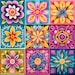 Colorful Mexican Tiles V1 Digital Pages | Tiles Printable Digital ...