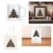 Black Christmas Trees Clip Art Set | Holiday Digital Images ...