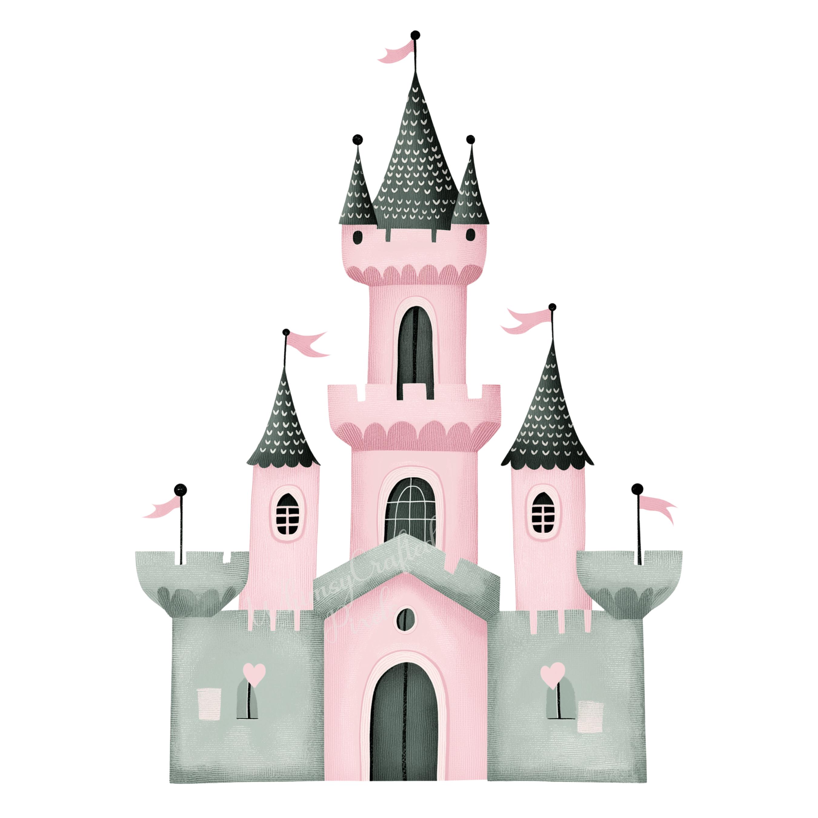 Cute Pink Princesses Clip Art Set | Digital Princess Images ...