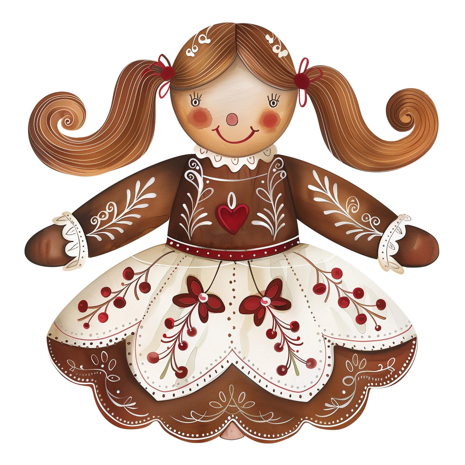 Gingerbread Women Clip Art Set | Holiday Digital Images | for ...