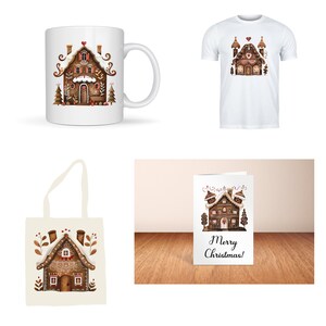 Gingerbread House Clip Art Set | Festive Digital Images | for ...
