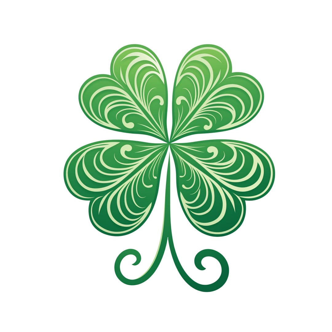 Shamrocks V1 Clip Art Set | St Patrick's Digital Images for Scrapbooks ...