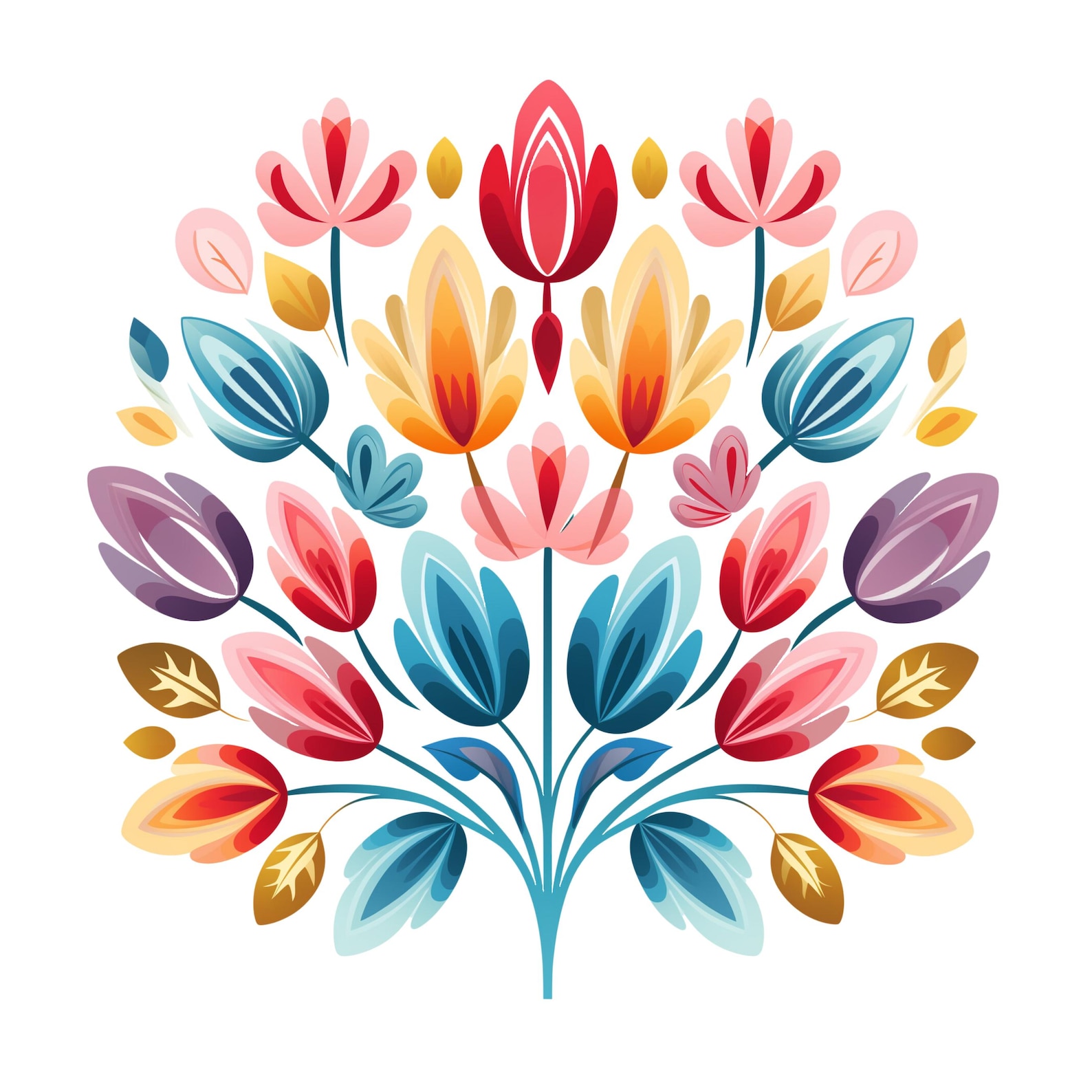 Fun Flower Bouquets Clip Art Set | Cute Digital Images | for Scrapbooks ...
