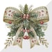 Fancy Christmas Bows Clip Art Set Fun Digital Images for Scrapbooks ...