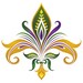 Mardi Gras Fleur-de-lis V1 Clip Art Set | Digital Images for Scrapbooks ...