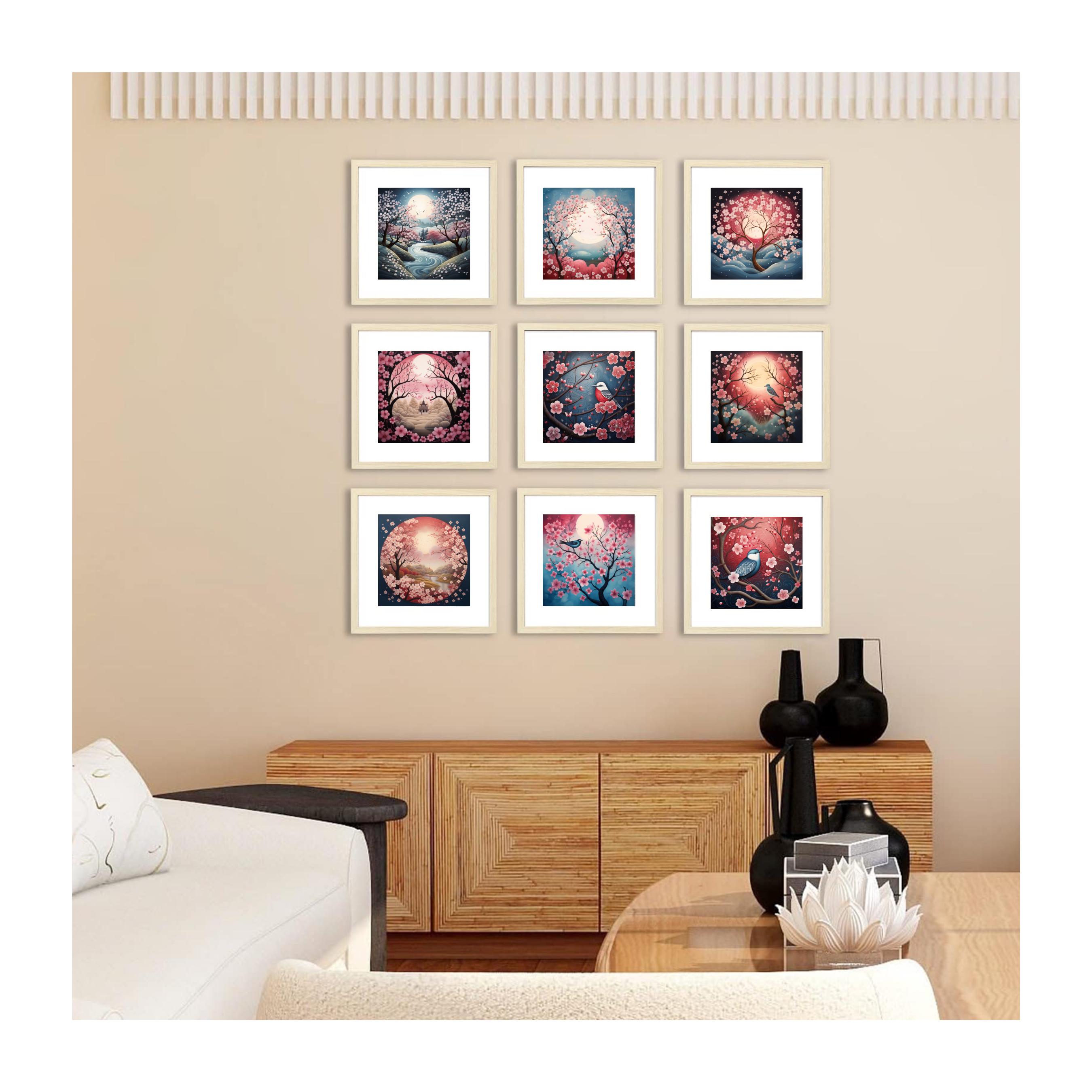 Whimsical Cherry Blossoms Digital Pages | Floral Printable Digital ...