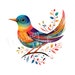 Colorful Doodle Bird Clip Art Set | Fun Digital Images | for Scrapbooks ...
