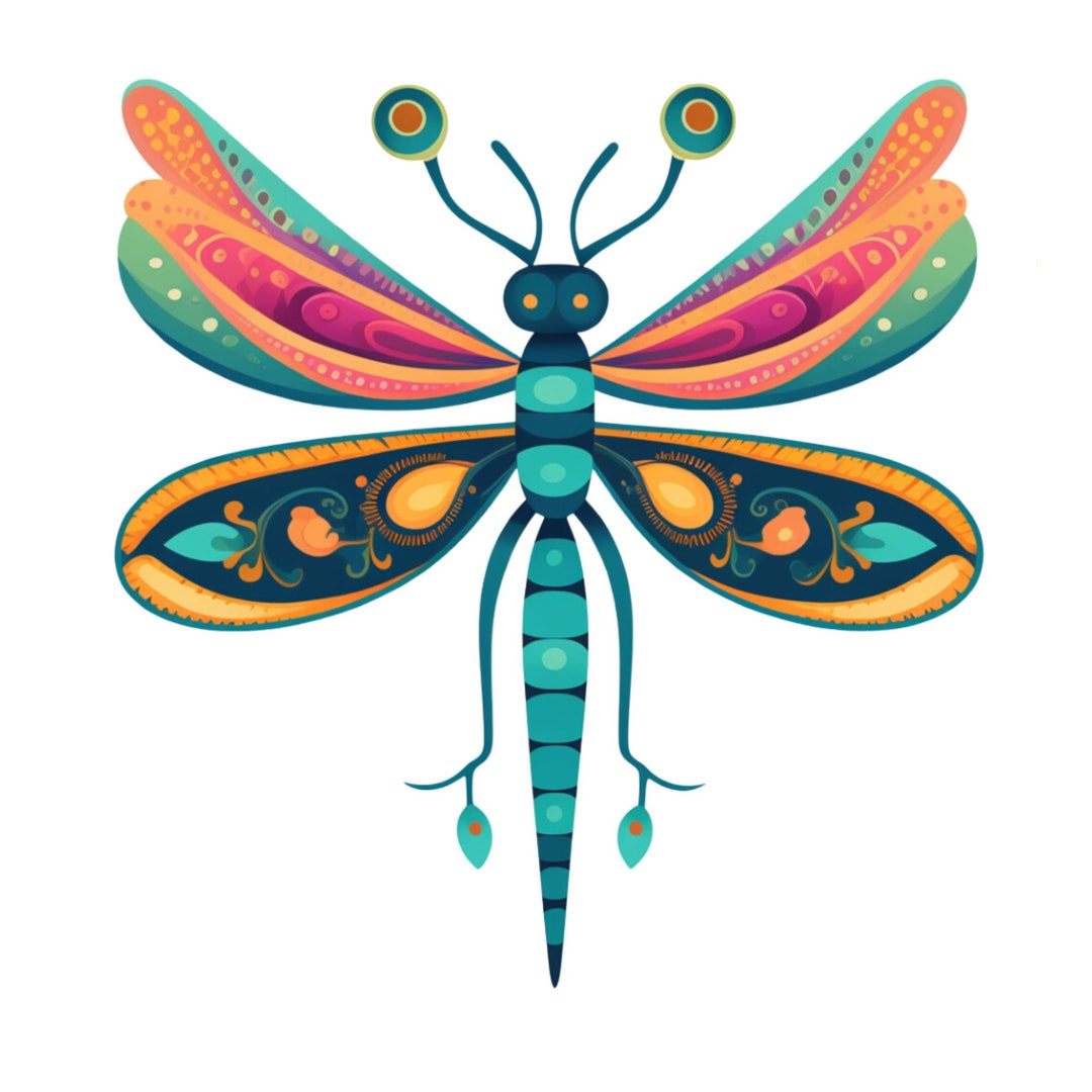 Whimsical Dragonfly Clip Art Set | Fun Digital Images | for Scrapbooks ...