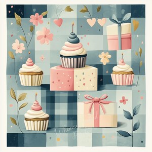 Fun Birthday Party Digital Pages | Printable Digital Birthday ...