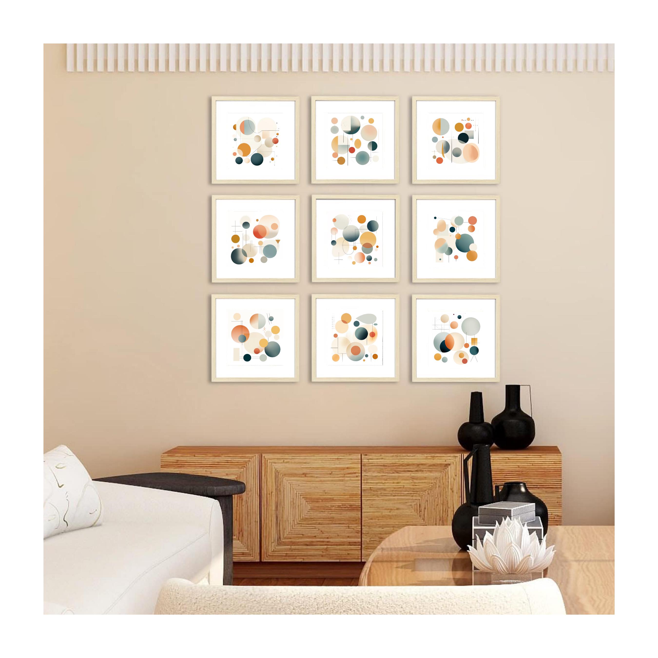 Abstract Shapes V2 Digital Pages | Modern Art Printable Digital ...