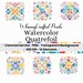Watercolor Quatrefoil Clip Art Set | Pastel Digital Images for ...