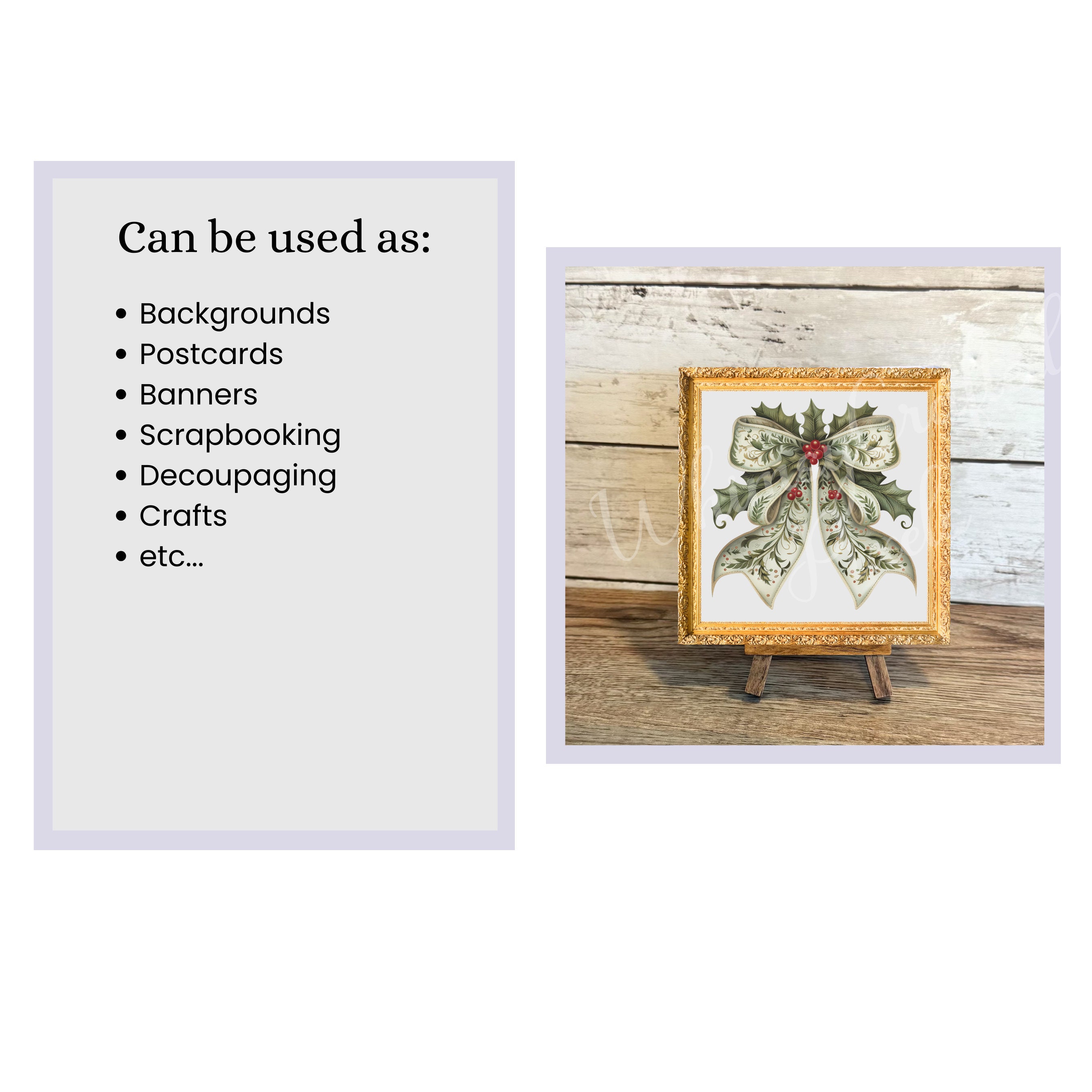 Fancy Christmas Bows Clip Art Set | Fun Digital Images | for Scrapbooks ...