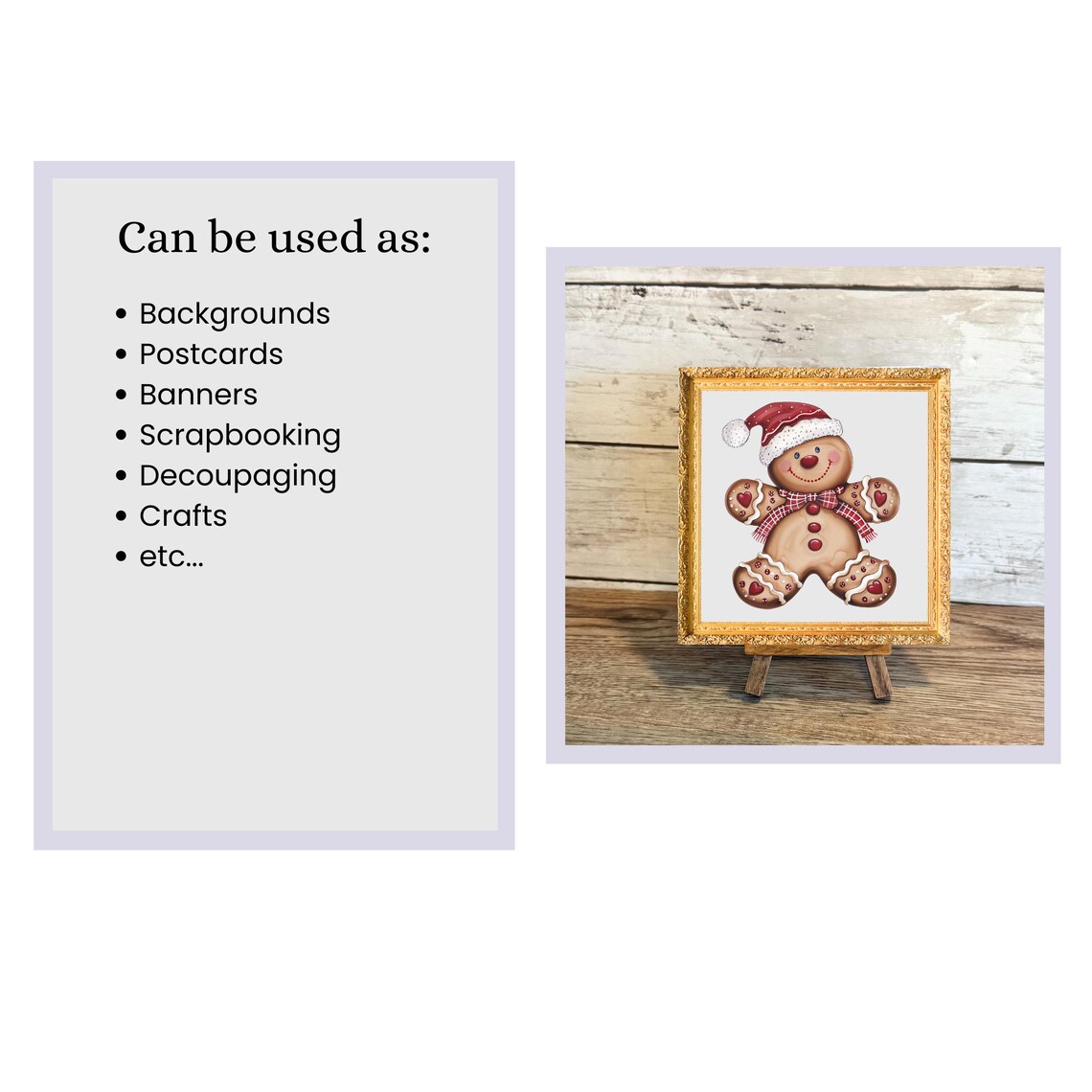 Gingerbread Men Clip Art Set | Holiday Digital Images | for Scrapbooks ...