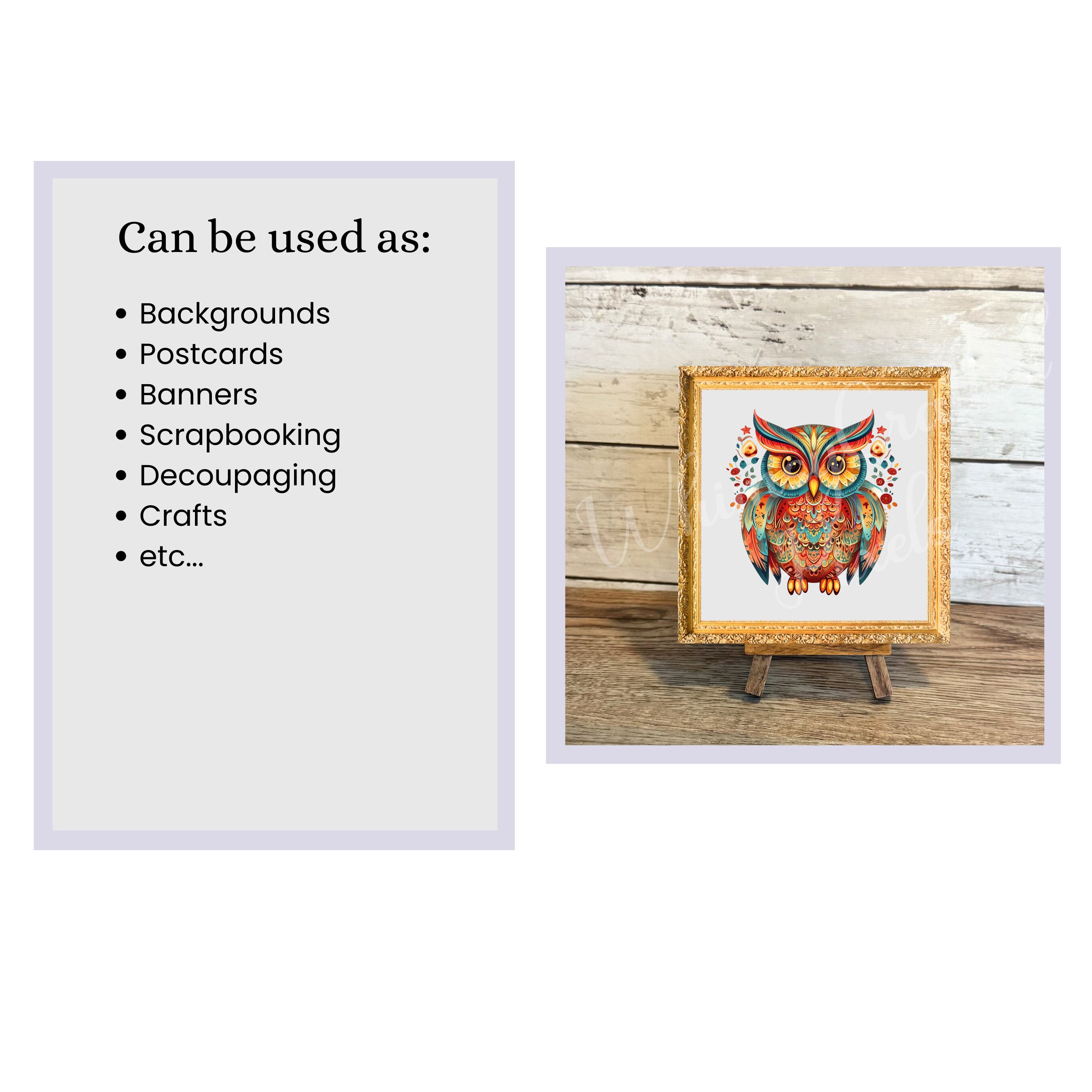 Autumn Owls Clip Art Set Fall Digital Images for Scrapbooks, Card ...