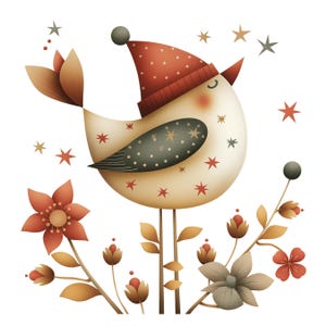 Whimsical Birds Clip Art Set | Digital Bird Images for Scrapbooks, Card ...