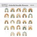 Boho Rainbows Clip Art Set | Cute Digital Images | for Scrapbooks, Card ...