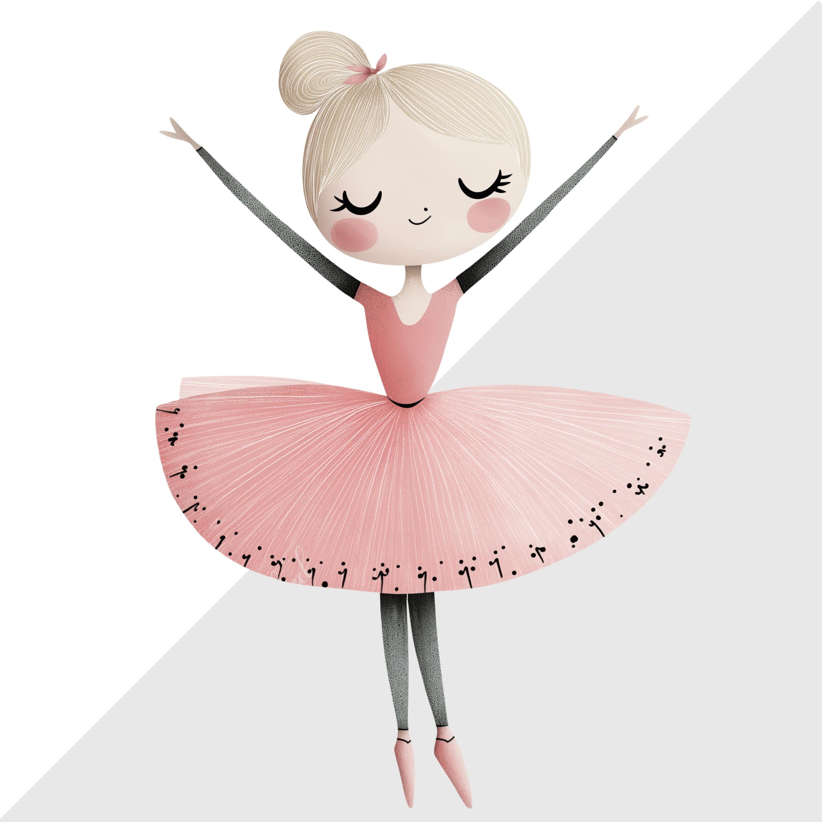 Cute Little Ballerinas Clip Art Set | Digital Ballet Images | Scrapbooks, Card Making, Crafts ...