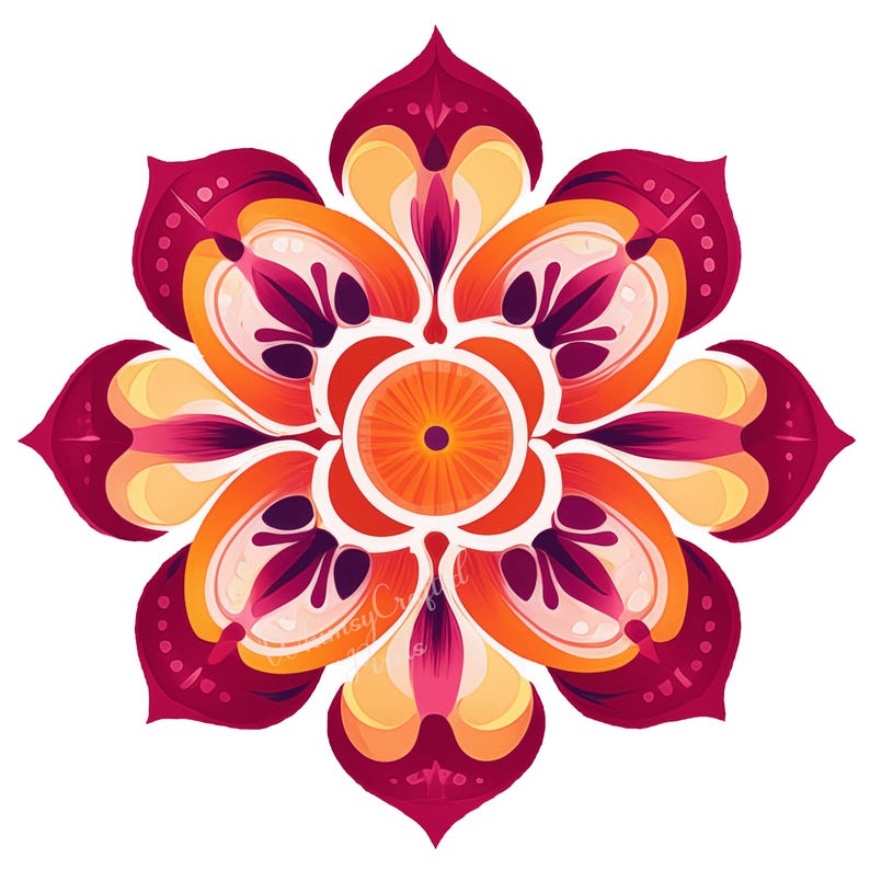 Jewel Toned Quatrefoil Clip Art Set | Colorful Digital Images for ...