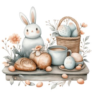Cute Pastel Easter V2 Clip Art Set | Easter Digital Images | Scrapbooks ...