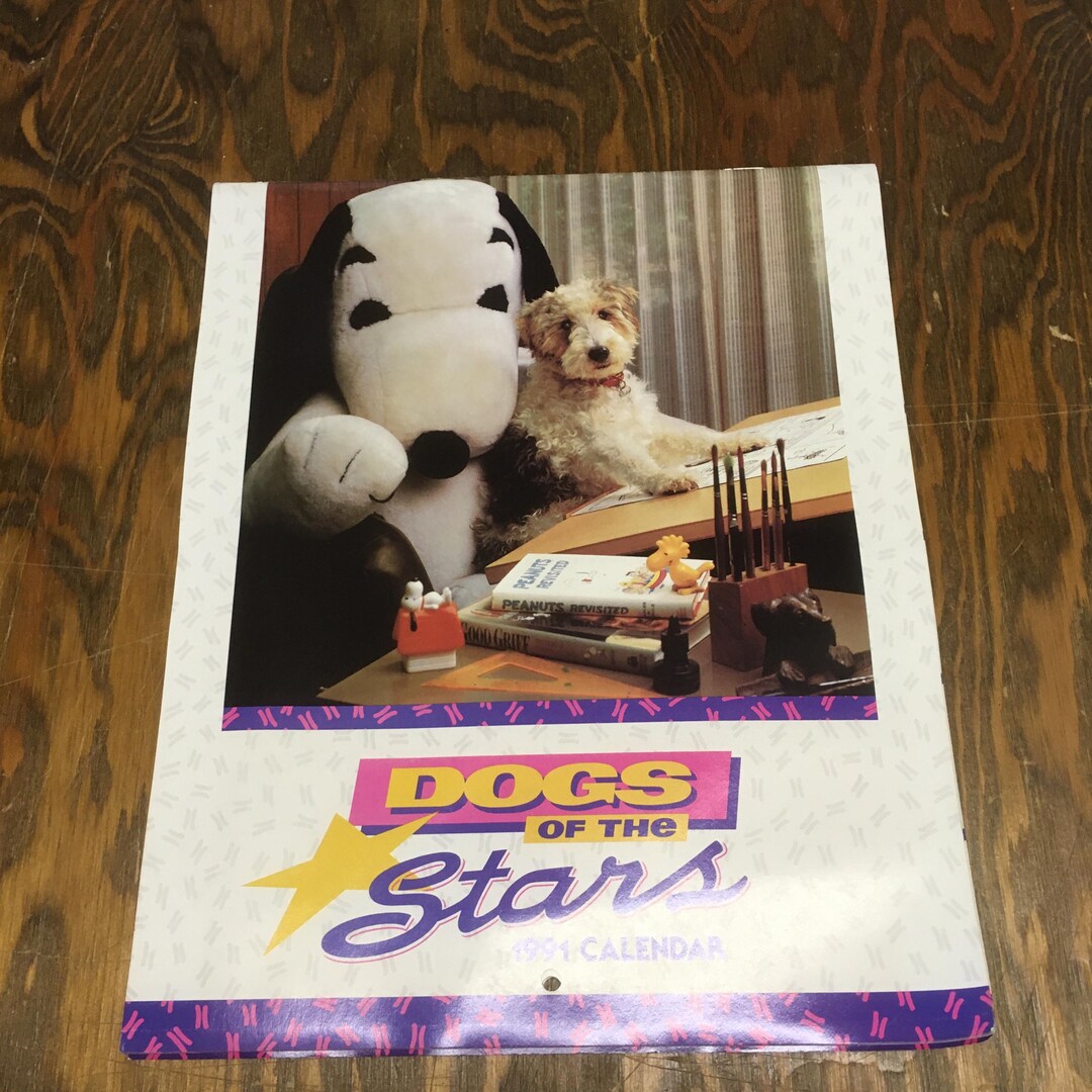 Vintage Purina Dogs of the Stars 1991 Promotional Calendar - Etsy