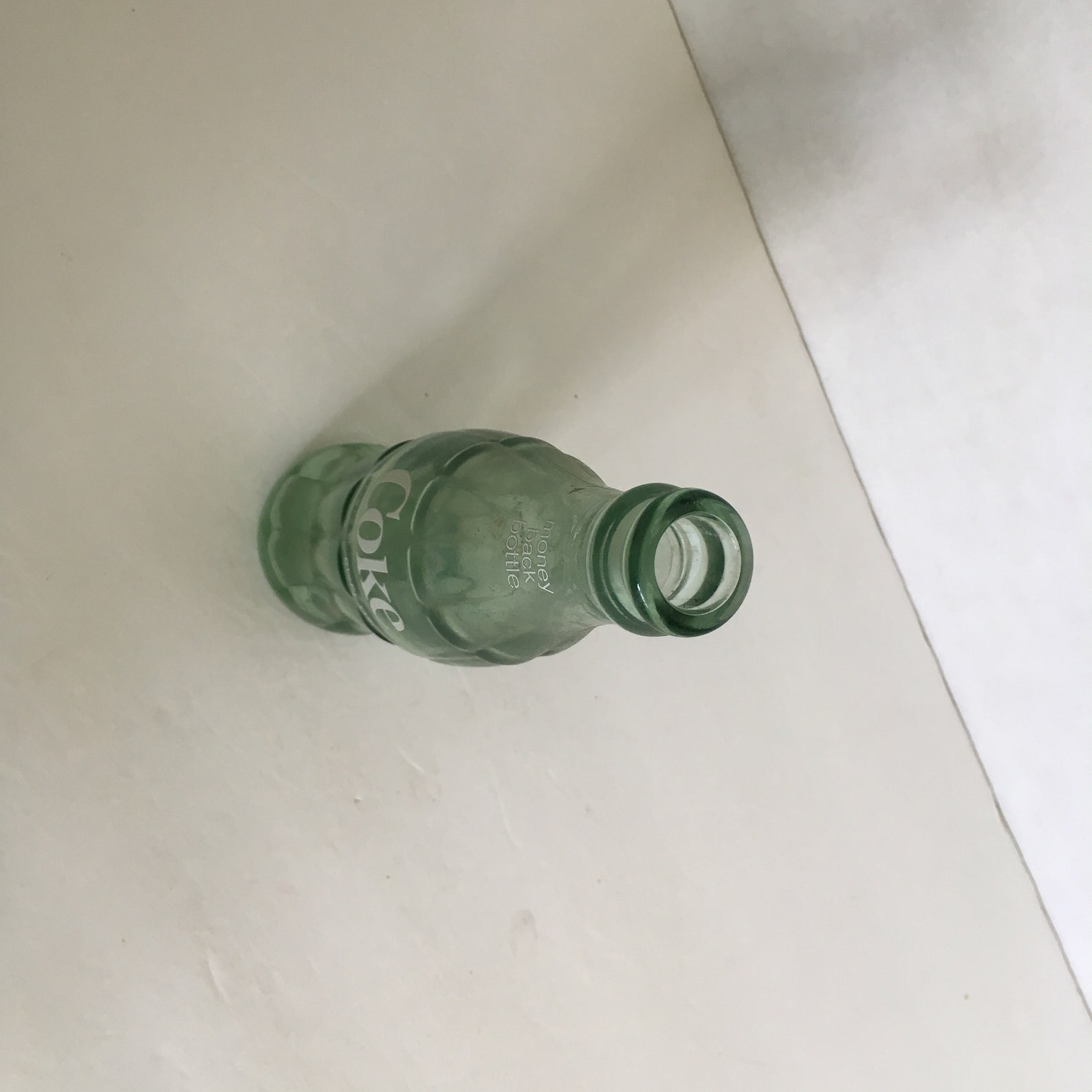 Vintage glass coca cola bottle white lettering 6.5 fl.oz size | Etsy